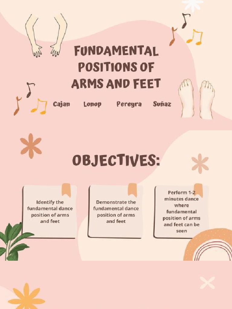 Arms and Feet Fundamental Position | PDF