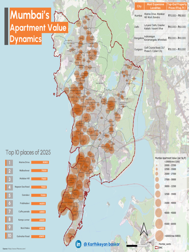 Mumbai Apartemnts Values in 2025 | PDF | Delhi | New Delhi
