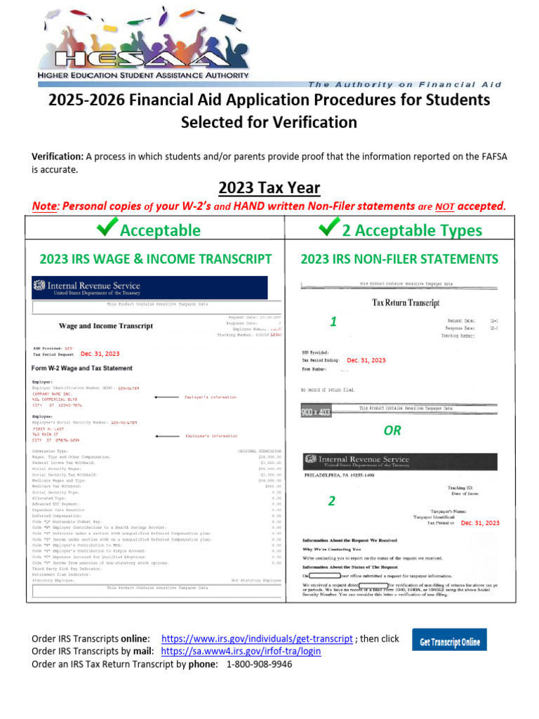2025 - 2026 Sample of A Wage-Income and NonFiler | PDF