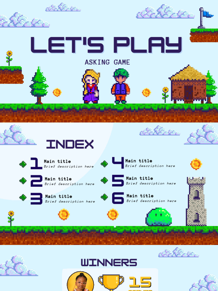 Colorful Retro Playful Asking Game Kids Presentation | PDF