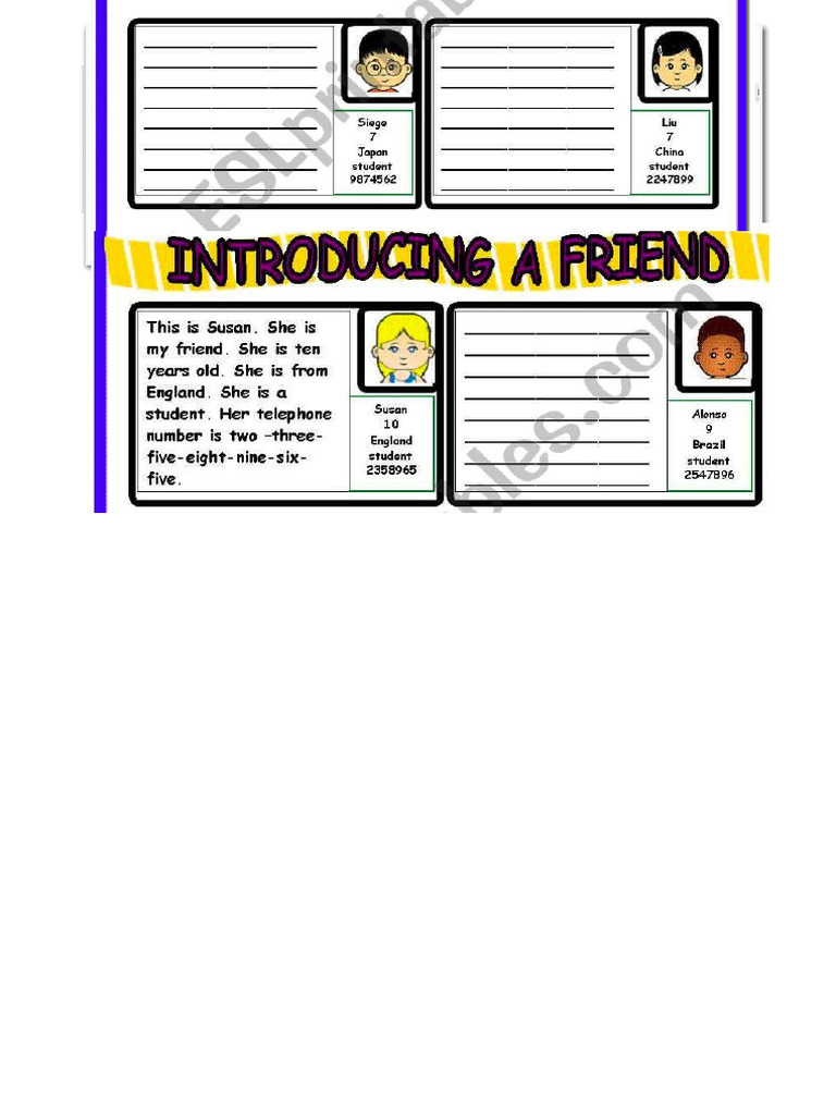 Introducing A Friend | PDF