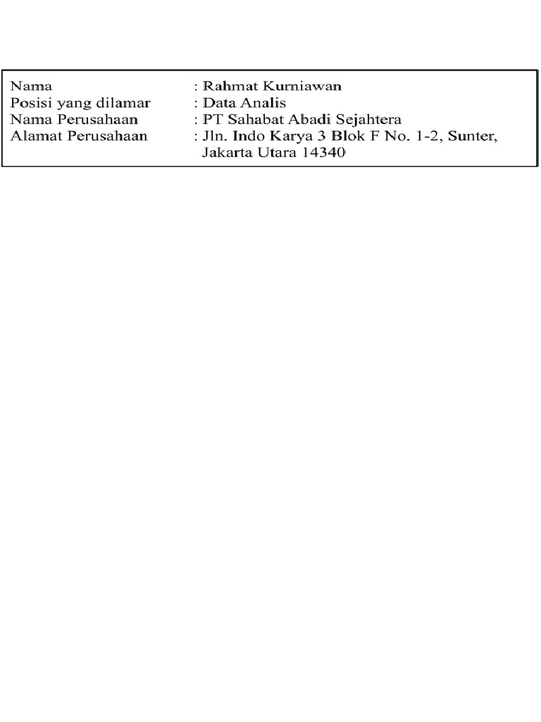 PT Sas | PDF