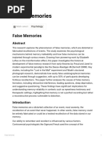 TED Talk 5: Chapter 7 How Reliable Is Your Memory - Elizabeth Loftus ...