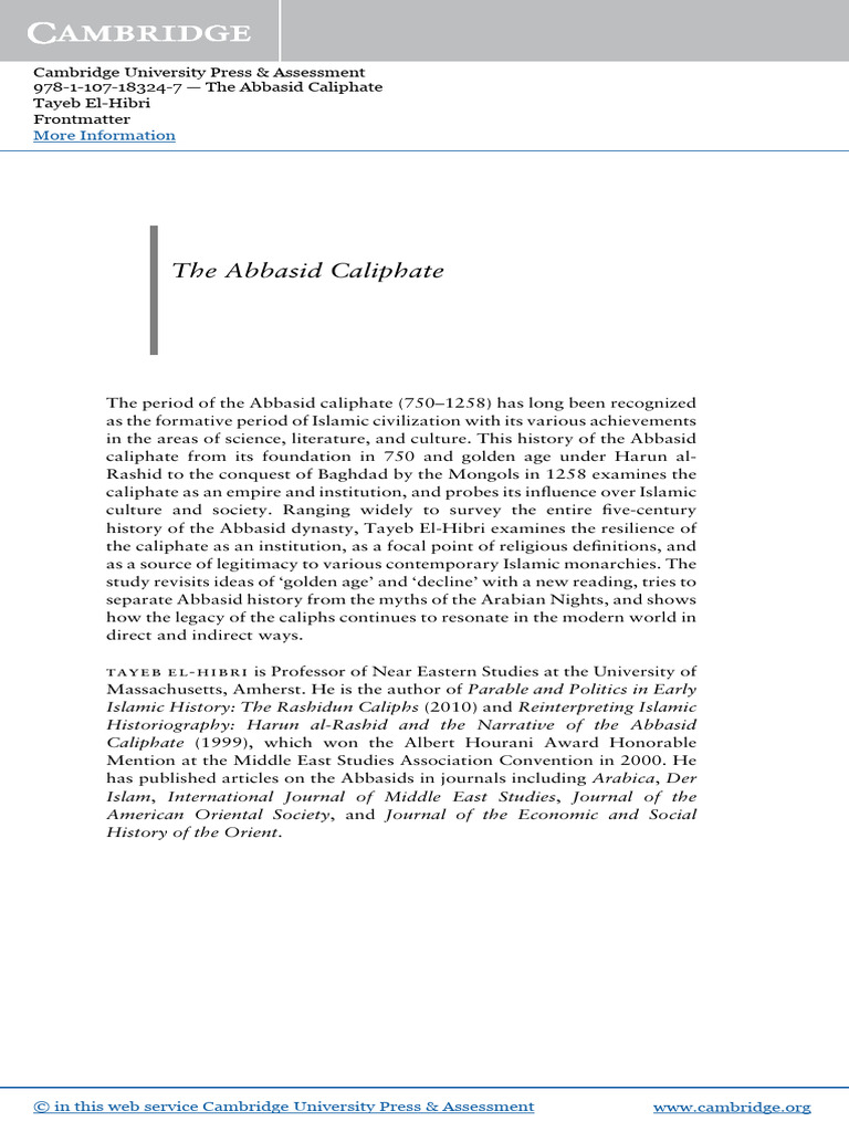 The Fall of the Abbasid Caliphate | PDF