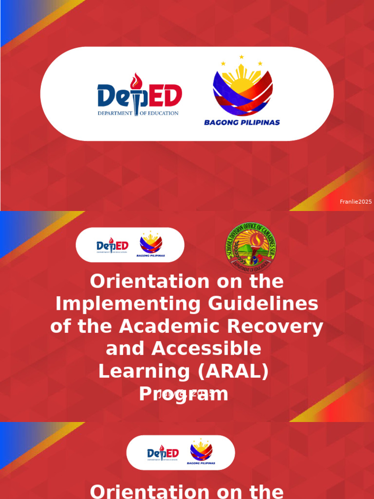 DepEd Order No. 18 S. 2025 ARAL | PDF | Reading Comprehension | Fluency