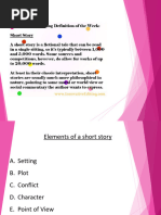Grade 11 Short Story Anthology Guide | PDF | Essays | Narrative