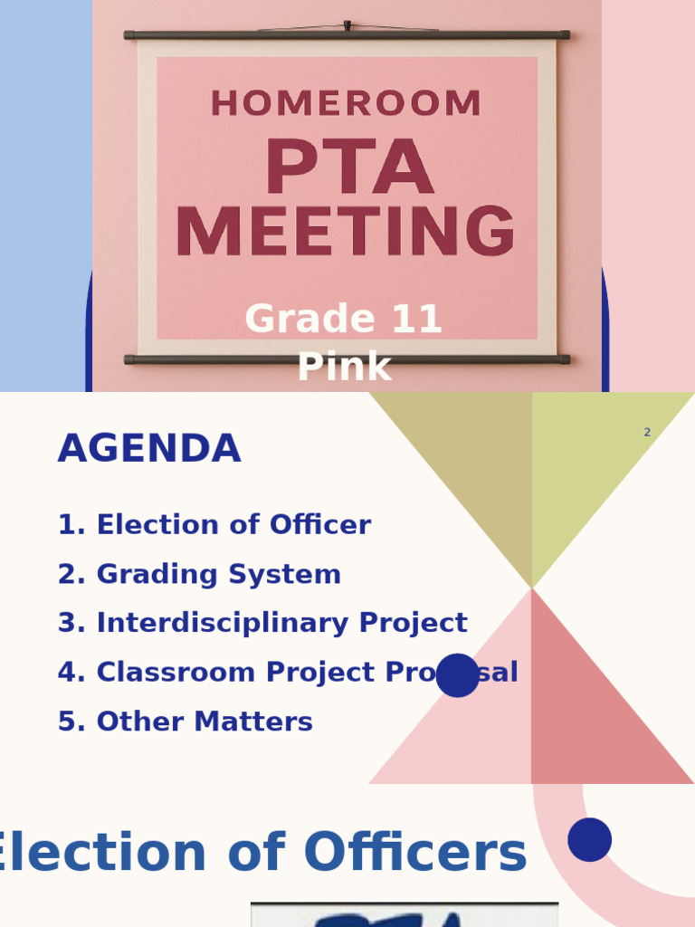 Home Room Pta Meeting | PDF