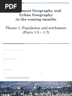 Settlement Geography Notes | PDF | Geography | Natural Environment