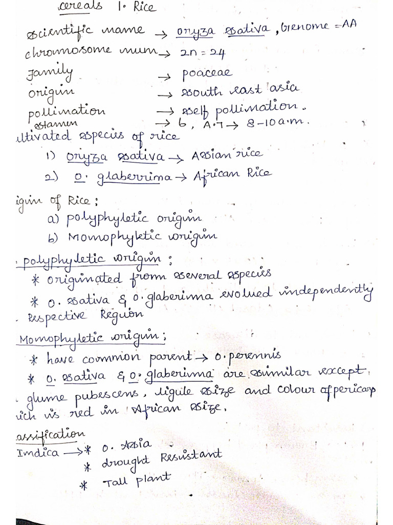 GPB - Crop Botany | PDF