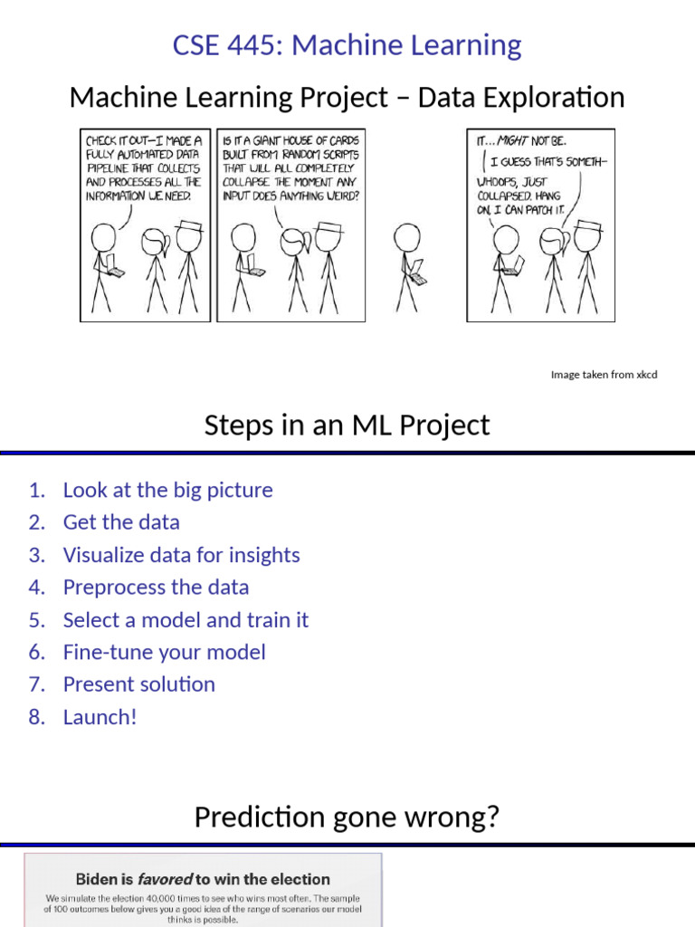 CSE 445 - Lecture 2 - Data Exploration - Regression | PDF | Regression Analysis | Sampling ...
