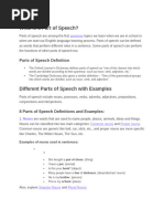 English Grammar Full Notes | PDF | English Grammar | Part Of Speech