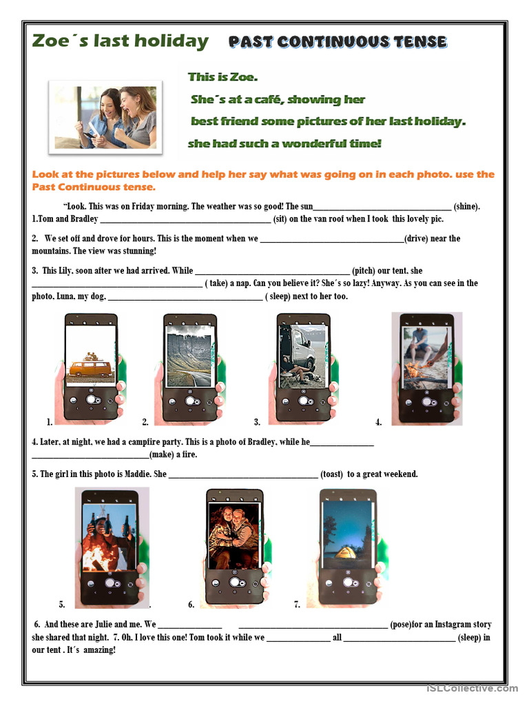 Zoe's Holiday Photo Descriptions | PDF | Chess Openings | Chess
