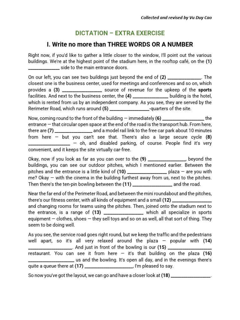 Dictation | PDF