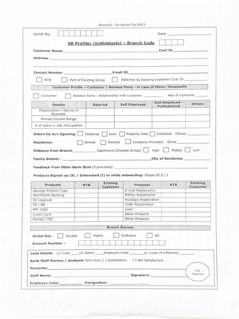 Restricted - For Internal Use ONLY | PDF