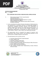 Division Memorandum - 16 Second City FPTA General Assembly | PDF ...
