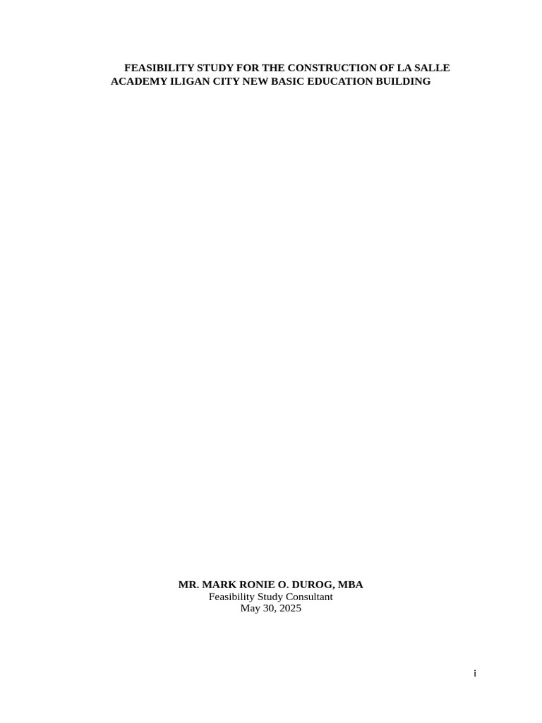 Edited_New Education Building Feasibility Study | PDF | Learning | Schools