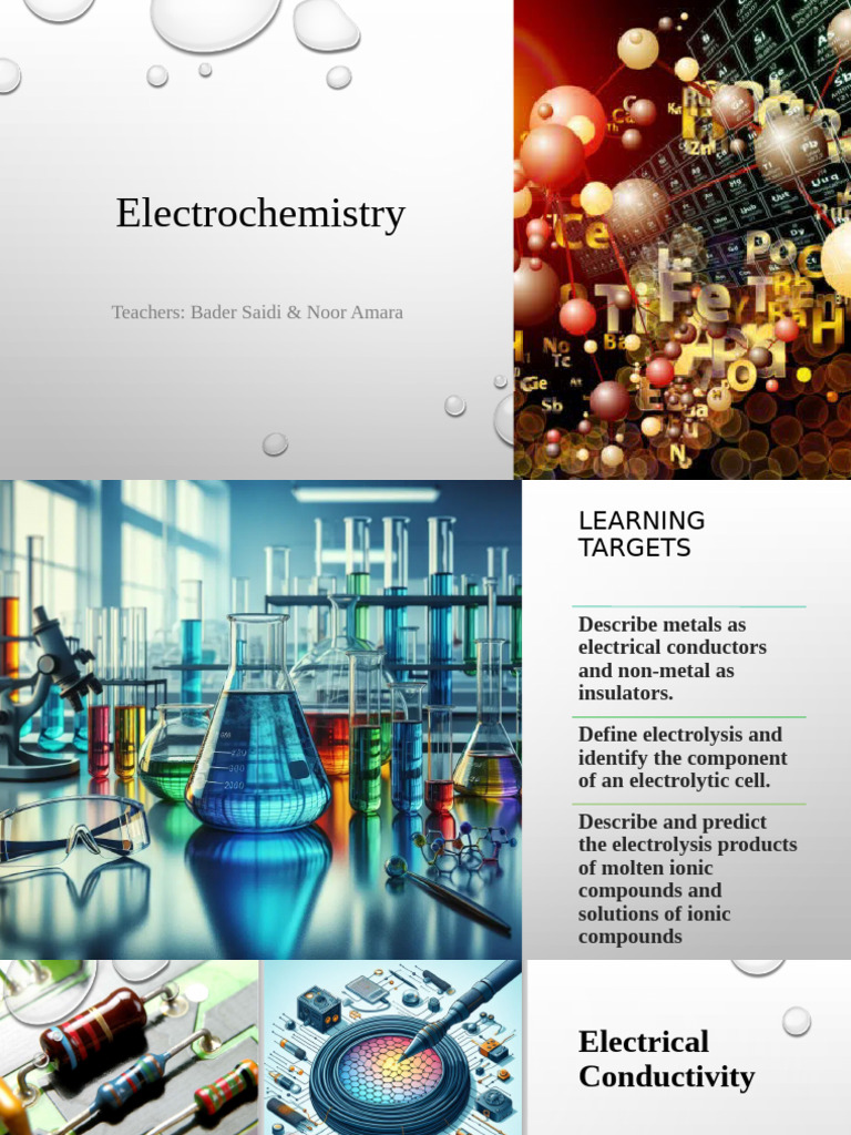 Electrochemistry Updated | PDF | Electrochemistry | Electrode