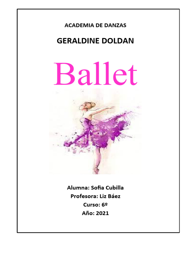 521353592-BALLET | PDF | Ballet | Baile de concierto