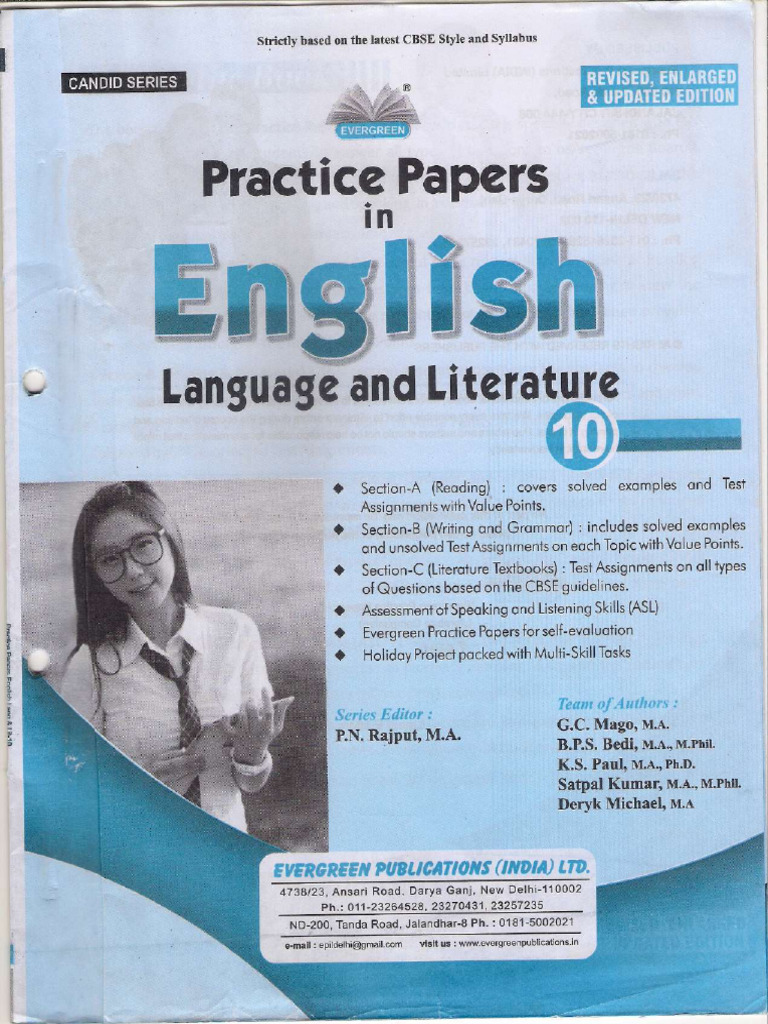 Evergreen - Test Papers | PDF