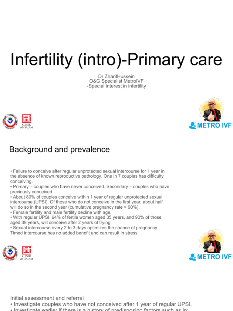 Understanding Infertility in Primary Care | PDF | Infertility ...
