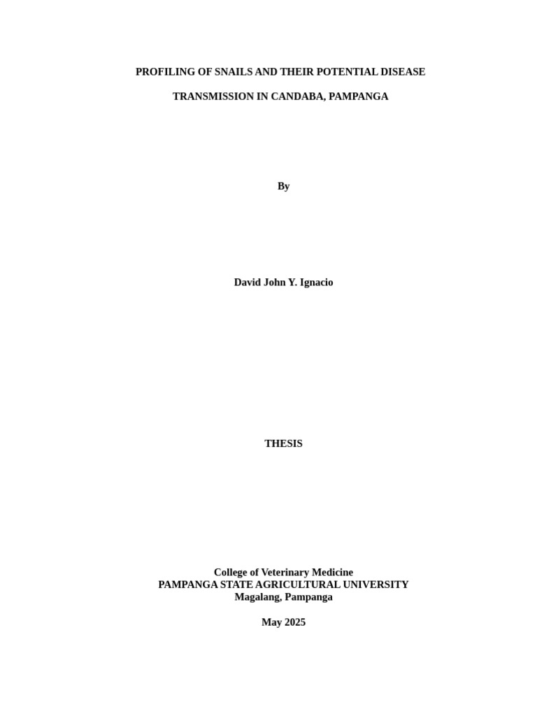 THESIS REVISIONS - 1 | PDF