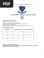 Physics Pp2 Final Gauge Prediction 2025 | PDF | Electromagnetic ...