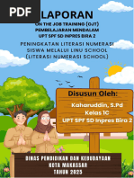 Laporan OJT Pembelajaran Mendalam SD Literasi | PDF