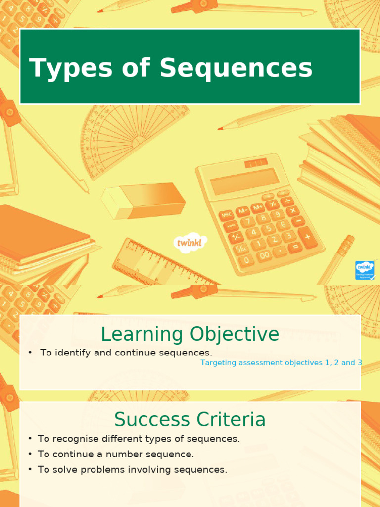 Types of Sequences Presentation | PDF