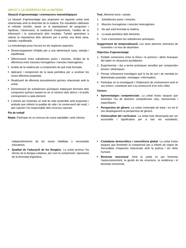 Unitat 3 Santillana | PDF