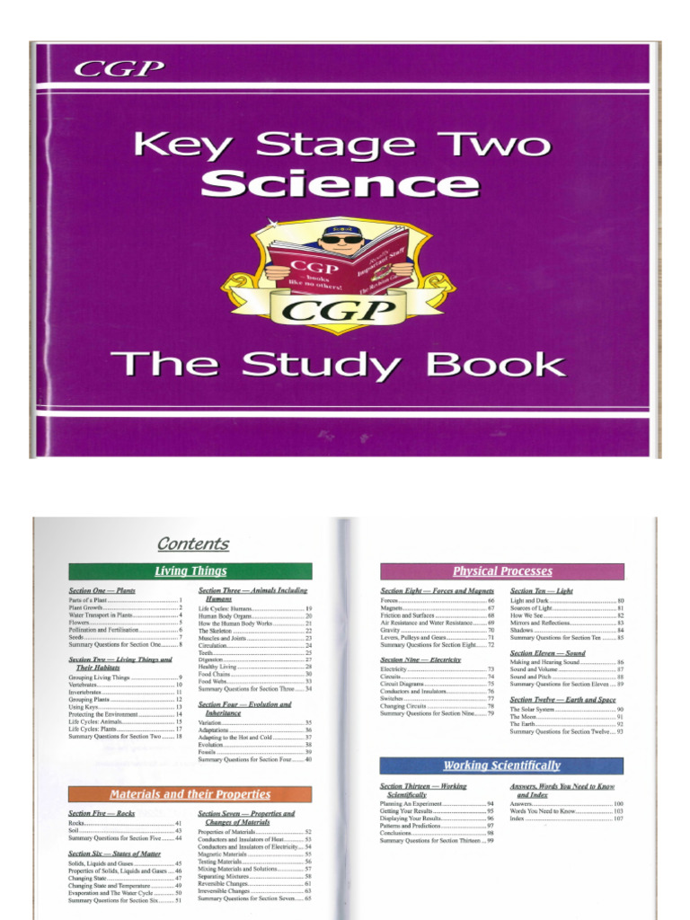 PT CGP KS2 Study Book Science | PDF