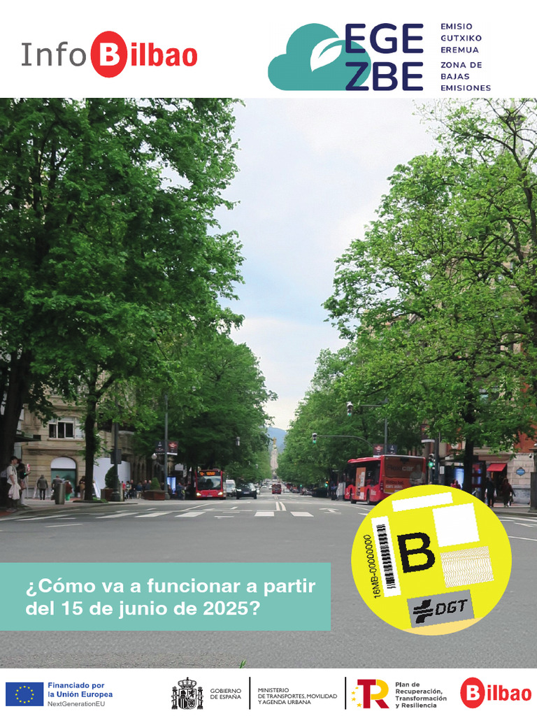 Folleto - ZBE Bilbao | PDF | Estacionamiento | Transporte