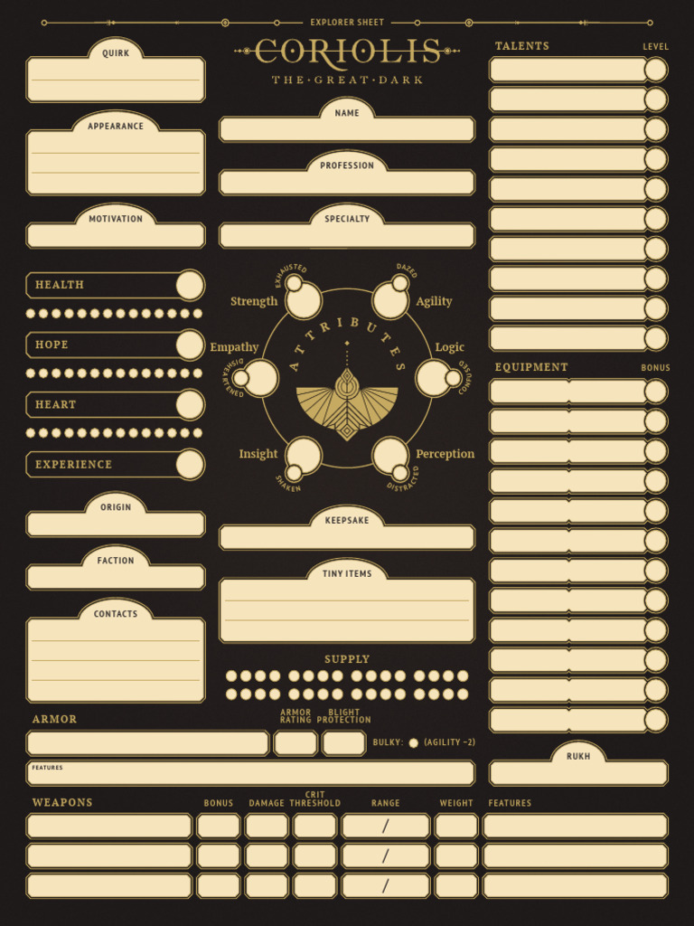 C2 Explorer Sheet v2 | PDF