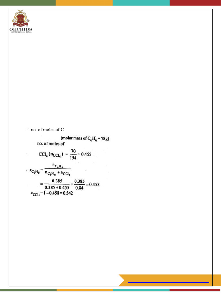 NCERT Class 12 Chemistry Solutions | PDF | Concentration | Solubility