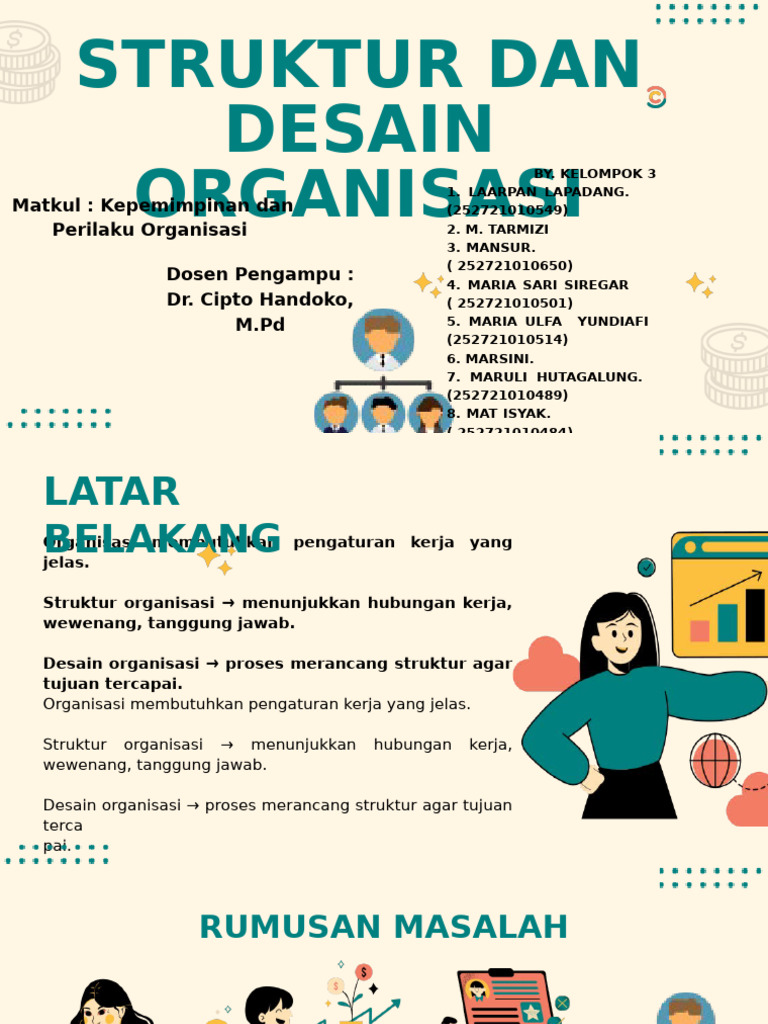 Struktur dan Desain Organisasi Efektif | PDF