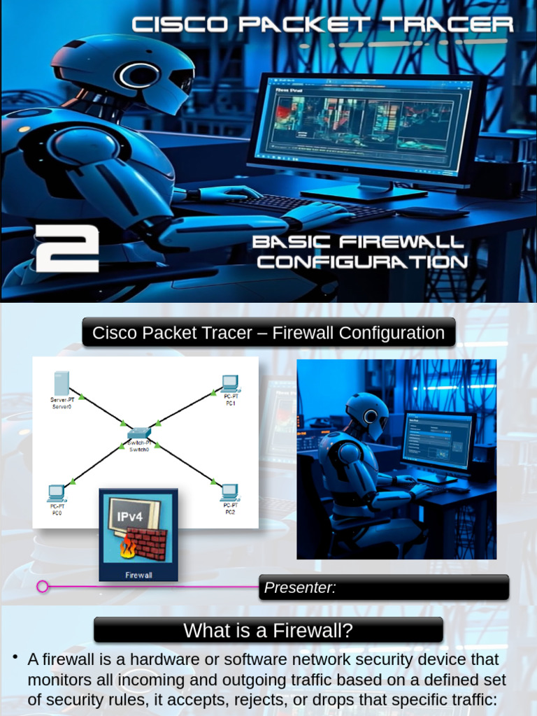 Cisco Packet Tracer Firewall Setup Guide | PDF | Ip Address | Firewall ...