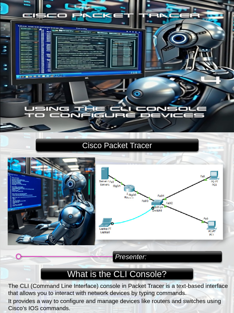 Configuring Devices in Cisco Packet Tracer | PDF | Command Line ...