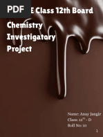 Class 12 Chocolate Analysis Project | PDF | Chocolate | Nature