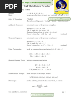 GED Mathematical Reasoning Formulas | PDF | Area | Triangle