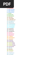 Miscrits Name and Rarity Guide | PDF | Young Adult