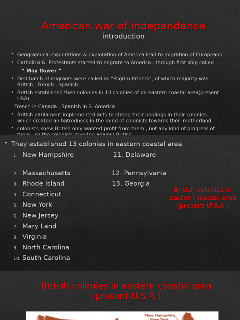 American War of INDEPENDENCE | PDF | Thirteen Colonies | Taxes