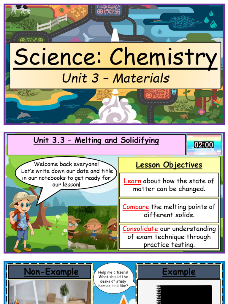 Melting and Solidifying Concepts | PDF | Melting | Classroom