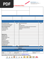 Policy Schedule | PDF | Insurance | Vehicles