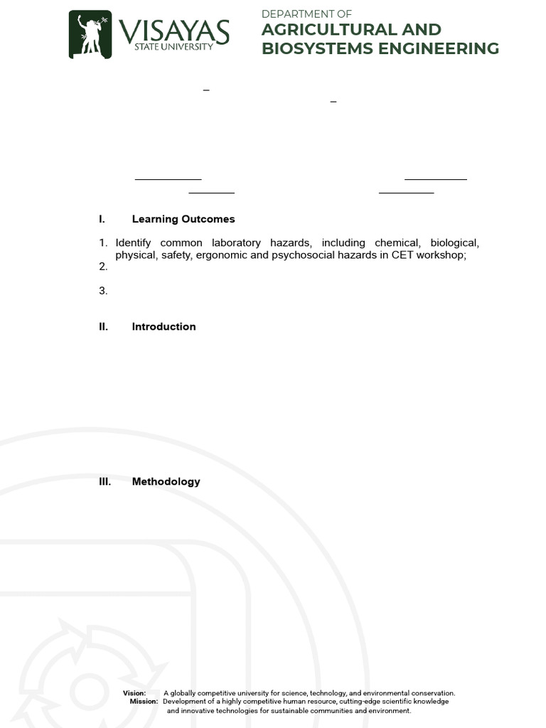Laboratory Safety and PPE Guidelines | PDF | Personal Protective ...
