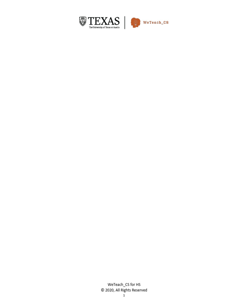 Jeroo Lesson One Exercise Guide | PDF