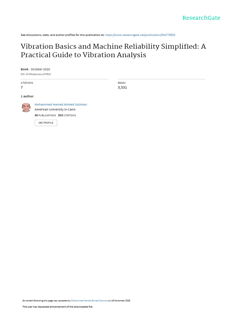 Vibration Analysis Auto Saved | PDF | Frequency | Reliability Engineering