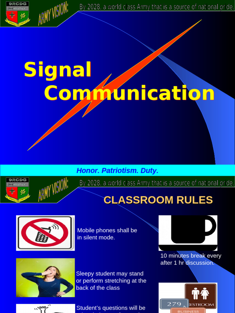 Signal Communication Guidelines and Safety | PDF | Antenna (Radio) | Radio