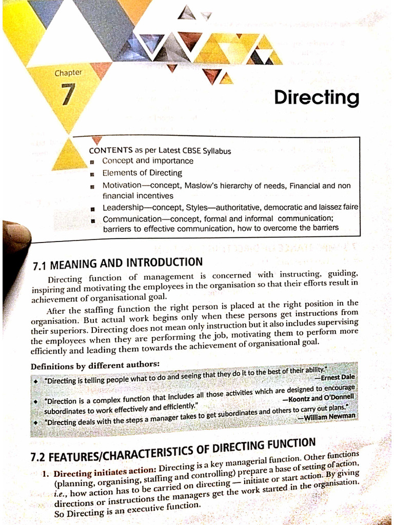 Directing | PDF