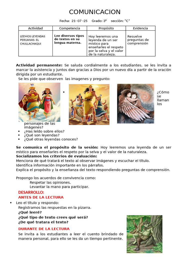 Leyenda del Chullachaqui y su respeto | PDF | Espiritualidad