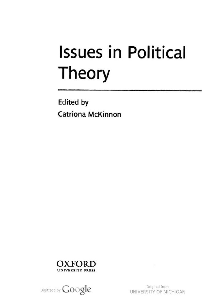 Pages From Issues in Political Theory-2 | PDF