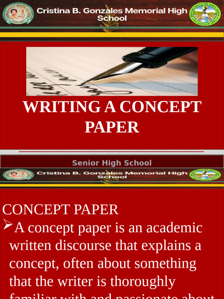 Writing a Concept Paper Guide | PDF | Definition | Concept